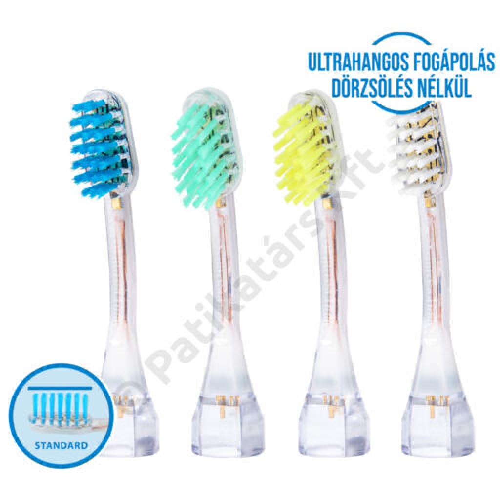 Platinum ultrahangos cserélhető fogkefe fej | 4db - 1345